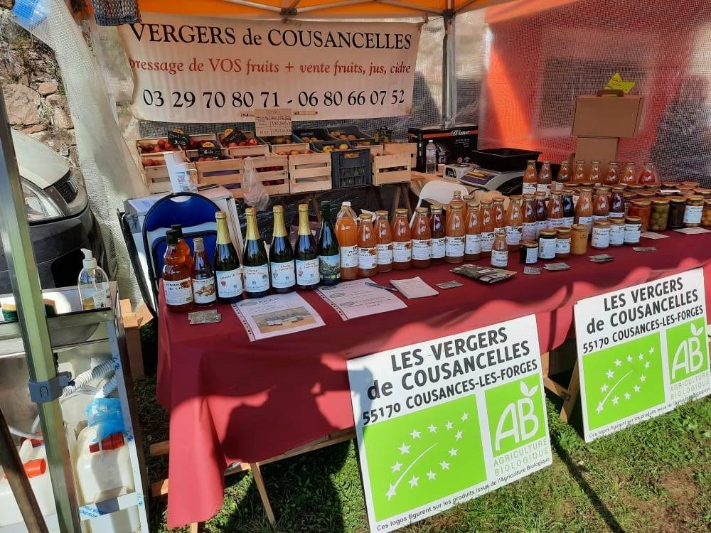 Fruits bio à Cousances-les-Forges - Les Vergers de Cousancelles